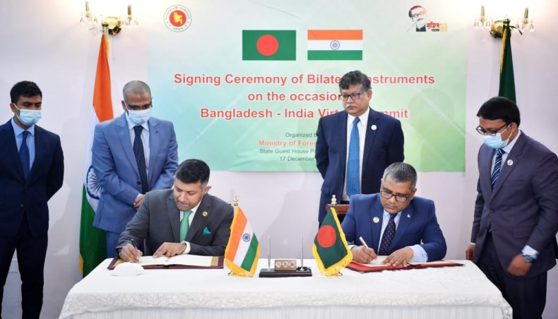 New Age | Bangladesh and India sign seven agreements