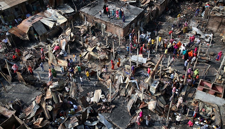 New Age | Maniknagar fire victims living under open sky