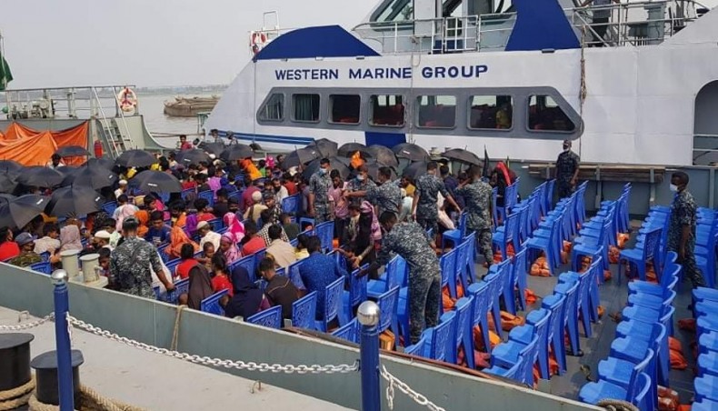 New Age | Another 1759 Rohingyas on their way to Bhashan Char