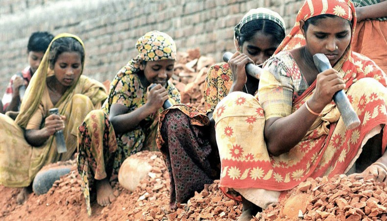 Poverty reduction goes up, then slows down