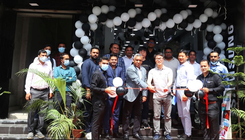 New Age | New Samsung outlet inaugurated at Malibagh