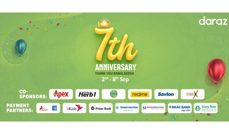 New Age | Daraz offers deals, vouchers marking 7th anniversary