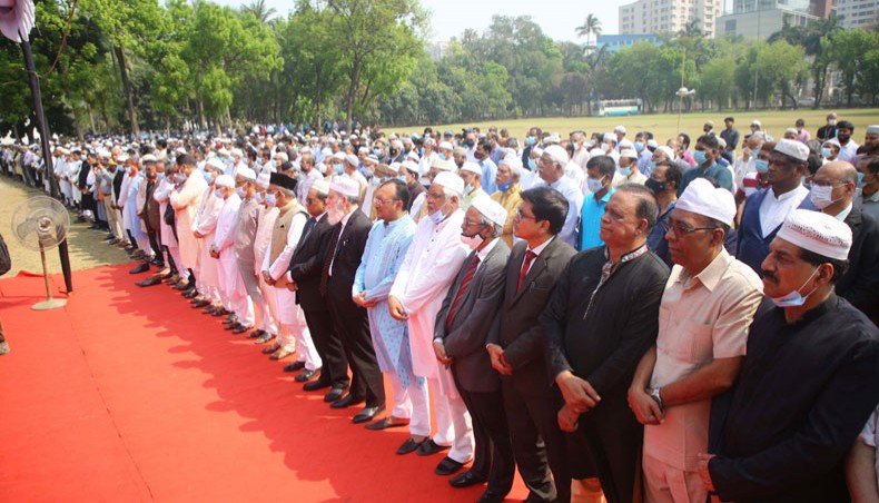 New Age | Former Bangladesh president Shahabuddin buried