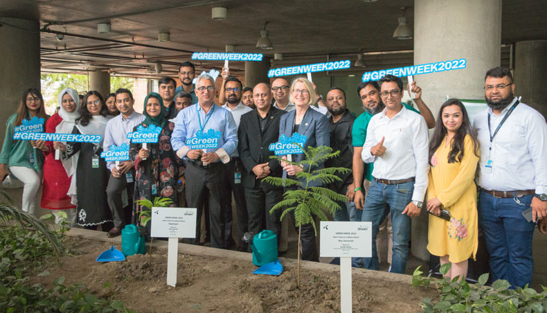 New Age | Grameenphone employees observe Green Week 2022