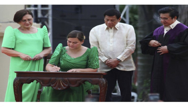 New Age | Duterte’s daughter takes oath as vice-president of Philippines
