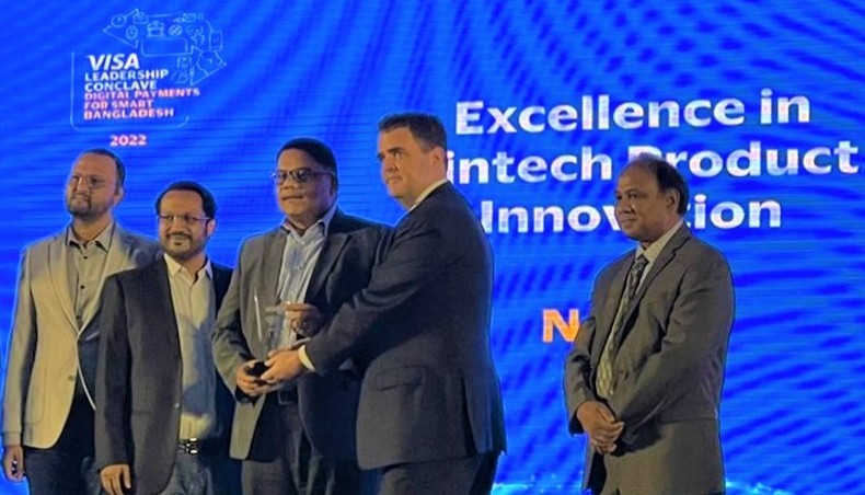 New Age | Nagad gets Visa ‘Excellence in Fintech’ award