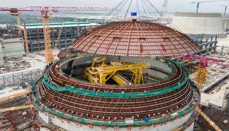 New Age | IC dome installed at Unit-2 of Rooppur N-power plant