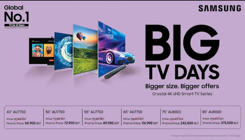 New Age | Exclusive offers on Samsung Crystal 4K UHD TVs
