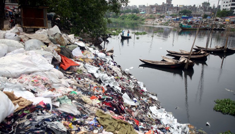 New Age | Urban waste continues to pollute rivers in Bangladesh