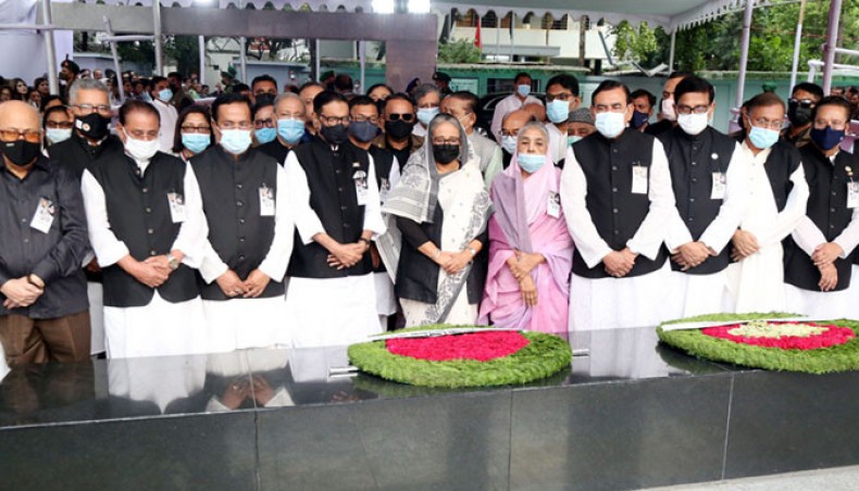 New Age | PM pays homage to Mujib, four national leaders on Jail ...
