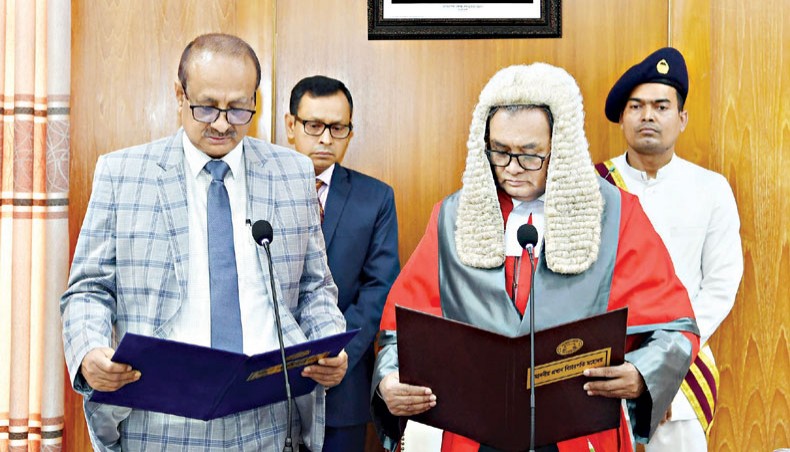 New Age | Ali Azam takes oath as PSC member