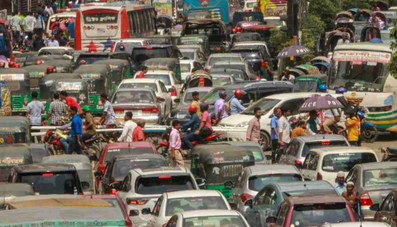 New Age | Dhaka’s air in ‘unhealthy zone’ with AQI score of 157