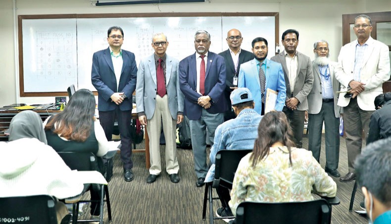 New Age | Undergraduate admission test held at NSU