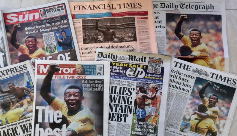 New Age | Football in four letters': Global media bows to 'King' Pele