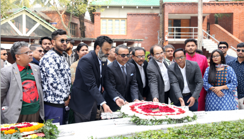 New Age | IUB pays homage to Sheikh Mujib at Tungipara
