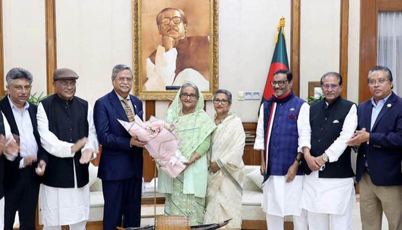 New Age | PM Hasina greets AL-nominated presidential candidate Shahabuddin
