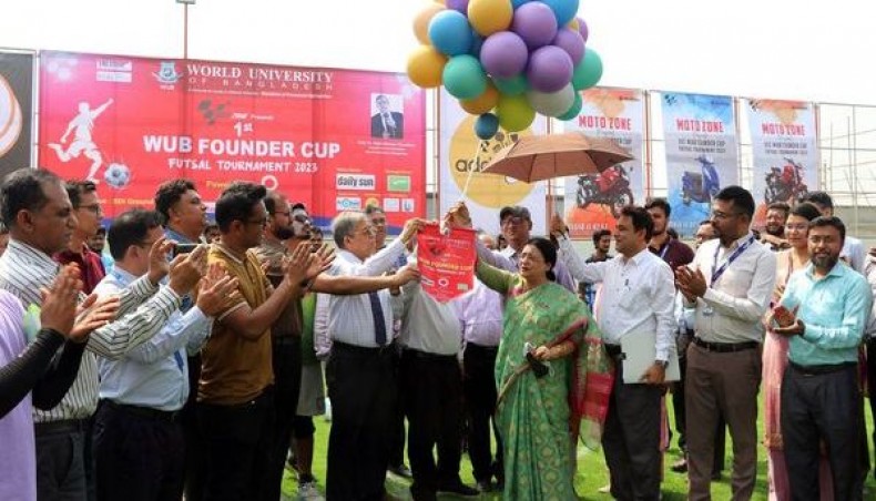 New Age | WUB Founder Cup Futsal Tournament 2023 begins