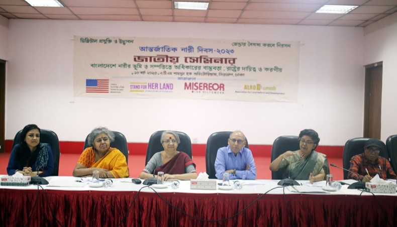 New Age | Govt urged to ensure women’s land rights