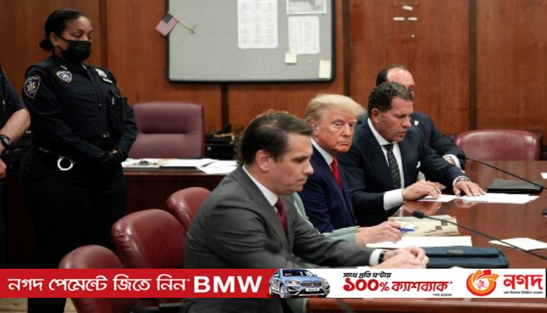 Defiant Trump pleads not guilty to 34 criminal charges