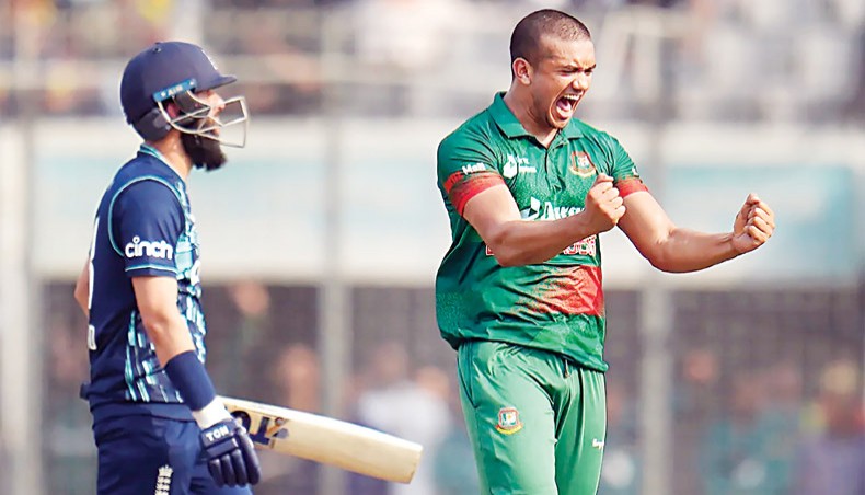 New Age | Taskin aims to take Bangladesh to WC final
