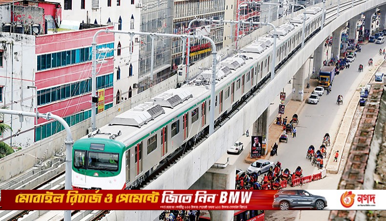 Metro rail up to Motijheel from October, says minister