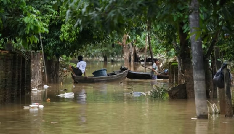 New Age | Five dead, 40,000 evacuated as monsoon flood hits Myanmar