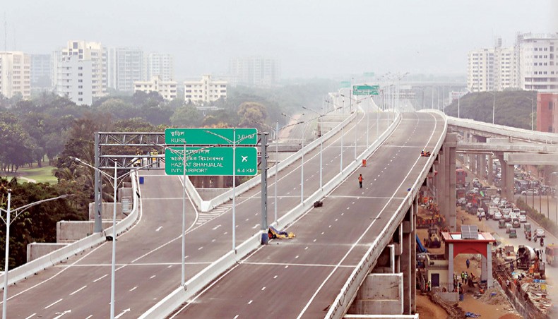 New Age | Dhaka elevated expressway to be partially opened today