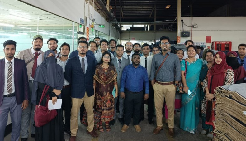 New Age | Rabindra Univ students visit Ha-Meem Denim Mills