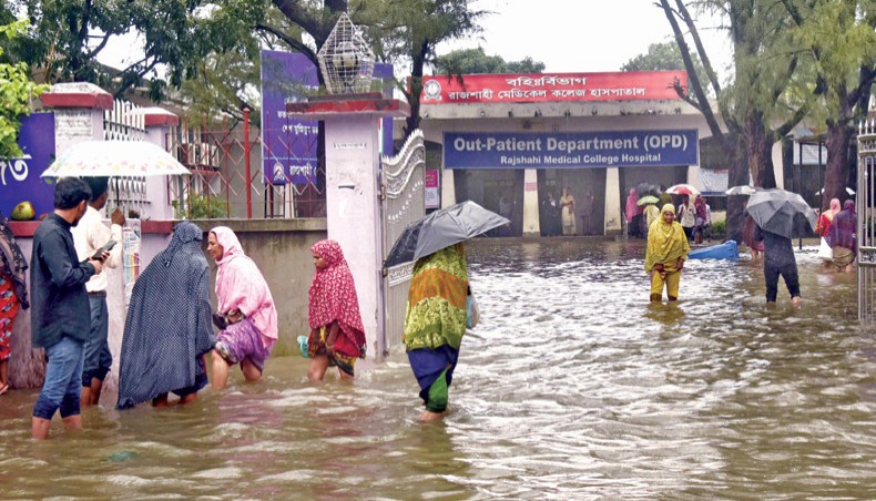 New Age | Rain, flash flood wreak havoc in north part of Bangladesh