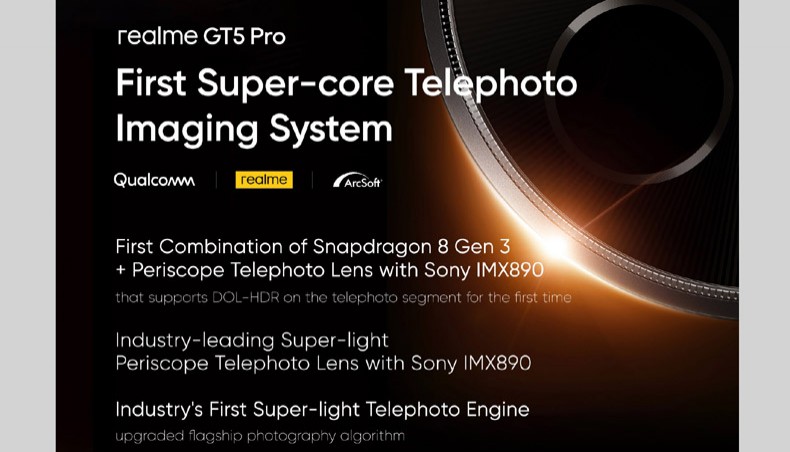 New Age | realme to bring GT5 Pro with super-core telephoto imaging system