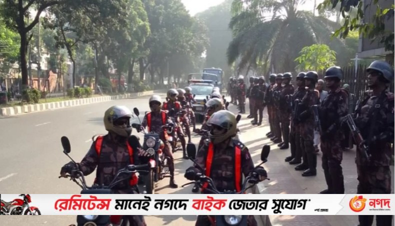 BGB, RAB deployed across Bangladesh amid daylong hartal