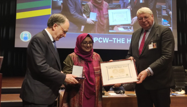 New Age | BUET Prof Syeda Sultana Razia wins 2023 OPCW The Hague Award