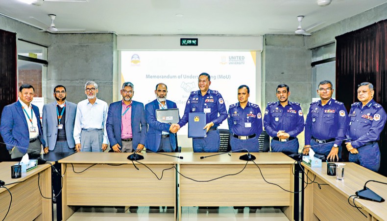 New Age | UIU, Police Staff College sign MOU