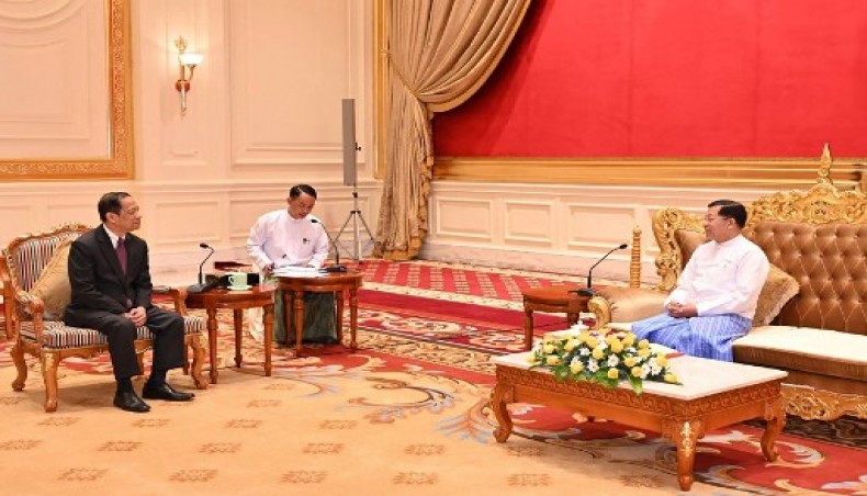 New Age | Myanmar’s junta leader meets with ASEAN special envoy