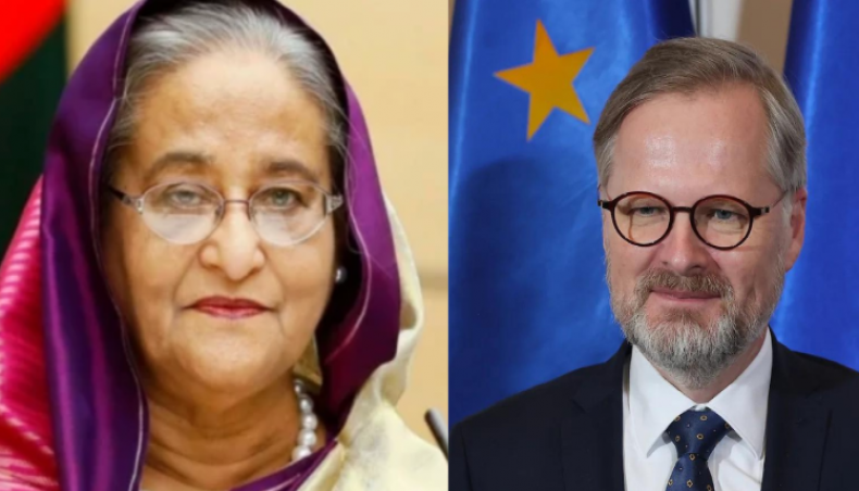 New Age | Czech prime minister greets Hasina on re-election as PM