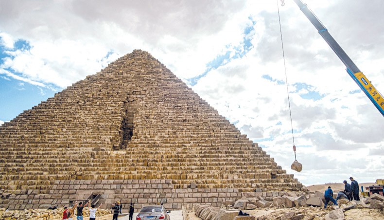 New Age | Egypt orders review of pyramid restoration after outcry