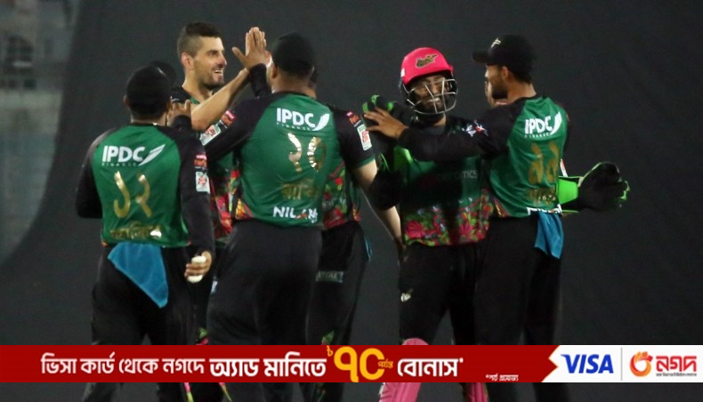 Sylhet win final game of BPL league stage