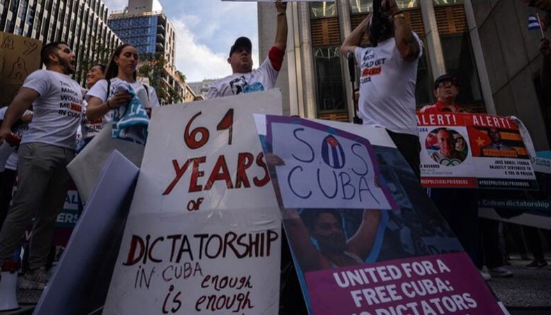 New Age | Cubans stage rare protests demanding electricity, food