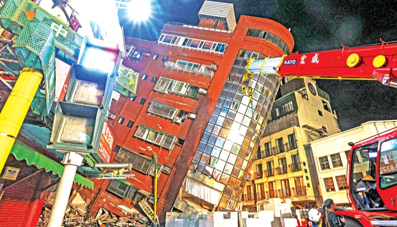 New Age | Nine killed in most powerful Taiwan quake in 25 years