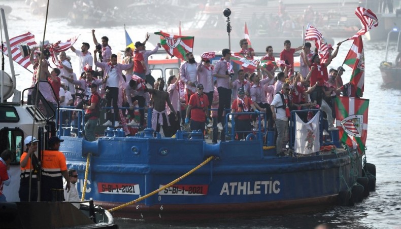 New Age | Bilbao rejoices as Athletic parade Copa del Rey trophy on boat